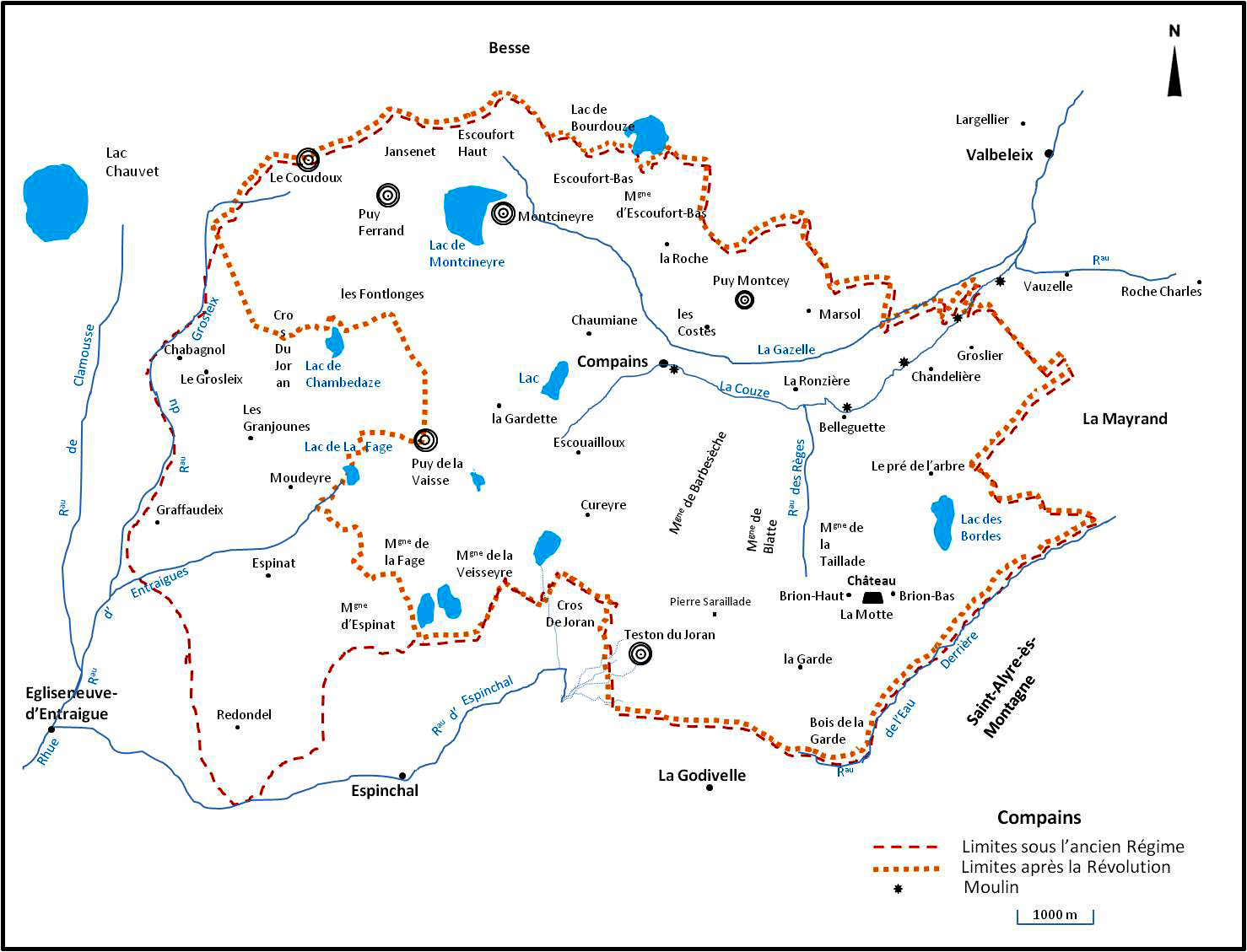 Compains » POPULATION et TERRITOIRE
